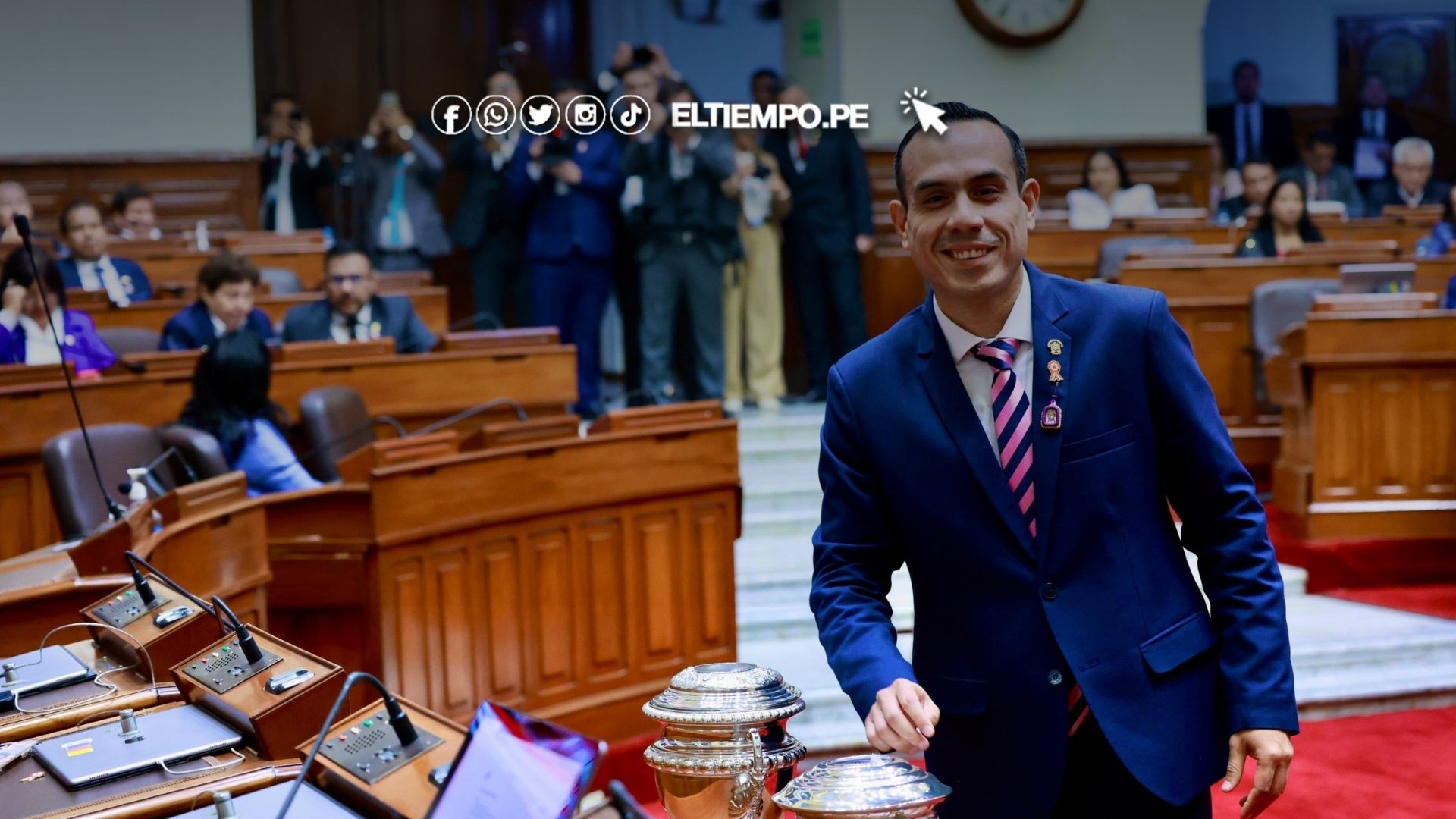José Enrique Jerí Oré es elegido nuevo presidente del Congreso para el periodo 2025-2026